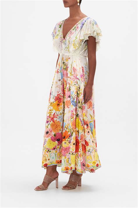 All Over Ruffle Dress Sunlight Symphony Camilla
