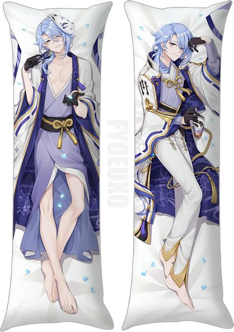 Anime Game Genshin Impact Role Series Funda De Almohada Corporal Para