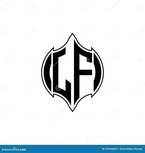 Jf Logo Monogram Geometric Shield Shape Style Stock Vector
