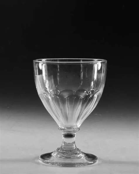 Antique Glass Rummer English C1800 In Antique Wine Glasses Carafes