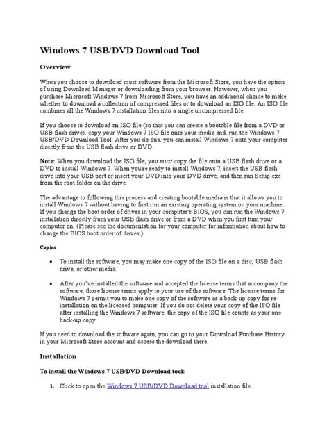 Windows 7 Usbdvd Download Tool Pdf Usb Flash Drive Windows 7