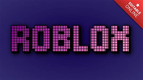 Roblox Video Game 3d Text Effect Generator