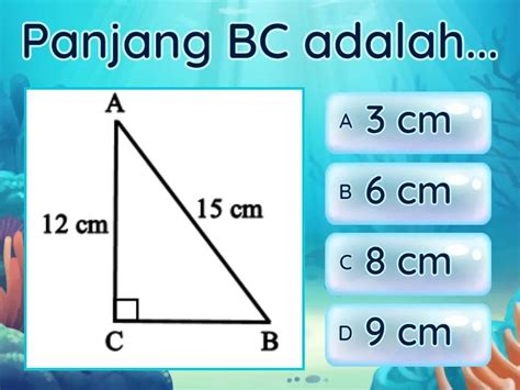 Latihan Teorema Pythagoras8h Kuis