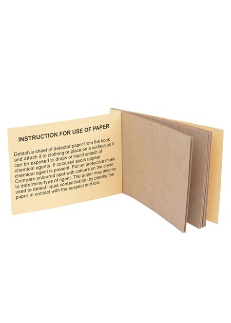 Mira Safety Cbrn Detection Paper Sdtac