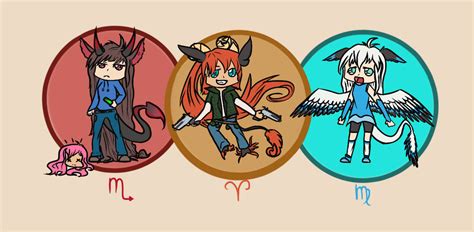 Zodiac Chibis By Darsha Dragijsh On Deviantart