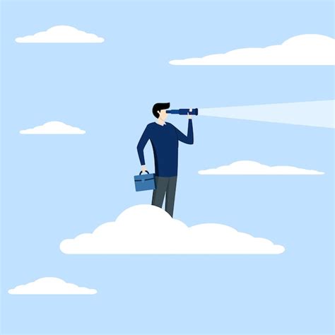 Premium Vector Concept Of Seeing Business Opportunity Leadership