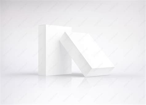 组合实用长方体包装盒样机模板PSD素材 04