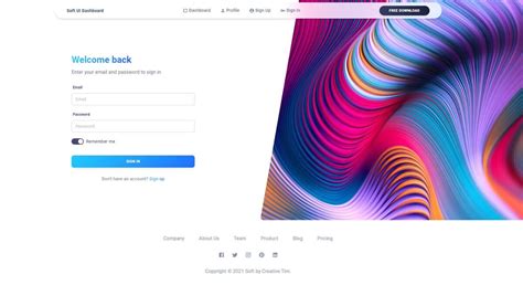 Free React Dashboard Soft Material Ui