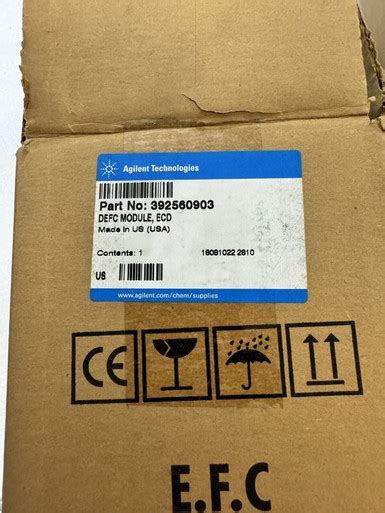 Agilent Ecd Defc Module 13 Si For Varian 3800 3900 Gas Chromatograph