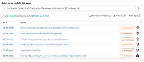 Issues View Teamscale Docs
