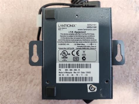 Lantronix UDS Two Port Serial RS RS Ethernet Network Server Device For Sale Online EBay