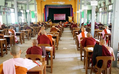 မလှိုင်မြို့နယ်၌ ၁၃၈၅ ၂၀၂၄ ခုနှစ် ပါဠိပထမပြန်စာမေးပွဲ ပထမနေ့ ကျင်းပ