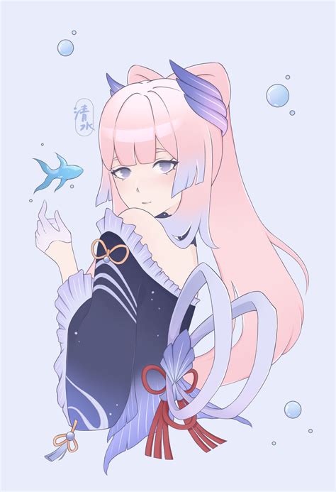 Sangonomiya Kokomi By Shilmizu On Deviantart