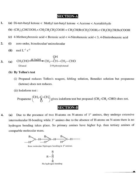 Chemistry Model Paper 1 Solution Pdf