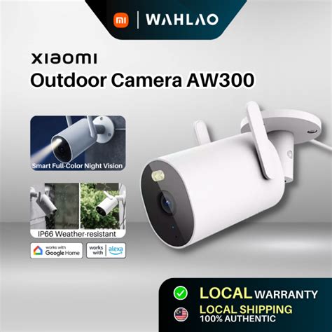 Xiaomi Smart Outdoor Camera AW300 2K 1296P IP66 Waterproof MBC10 Lazada