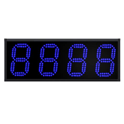 36 Inch Large 7 Segment Led Display Gas Station Led Price Digital Sign Display Digital Sign