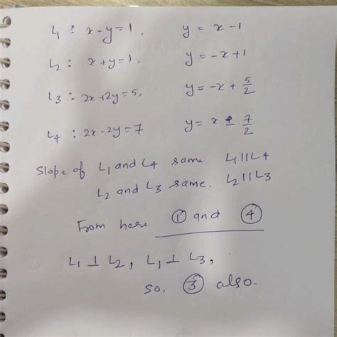 Consider The Straight Lines L X Y L X Y Lz X Y L X Y The