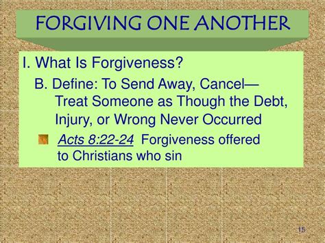 Ppt Forgiving One Another Powerpoint Presentation Free Download Id