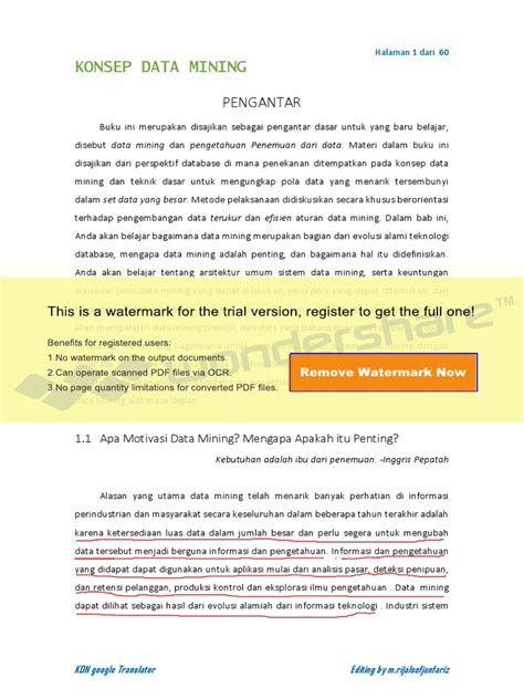 Chapter 1 Data Mining Versi Indonesia Complete Realice Pdf