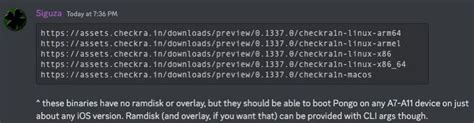 yalu jailbreak on twitter pongoos now supports any version on a7 a11