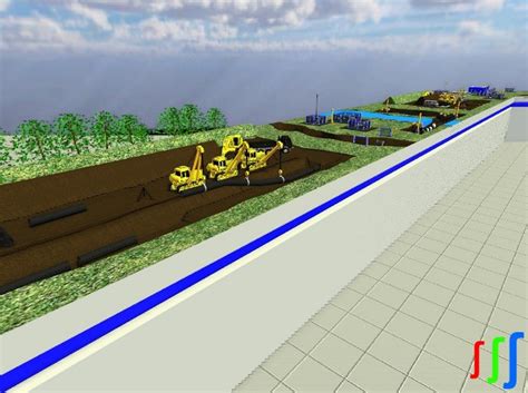 3d Gas Transport Trunk Pipeline Model ООО НПП АТП