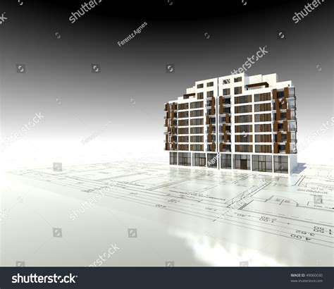 건축물 구조를 보여주는 건축 모델 하우스 스톡 일러스트 49060030 Shutterstock