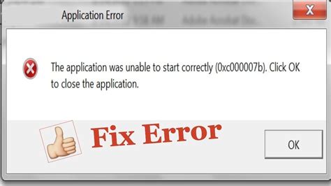 Fix The Application Was Unable To Start Correctly Xc B Windows