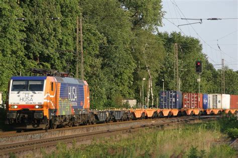 ES 64 F4 996 Mit Containerzug Am 15 7 11 In Ratingen Lintorf