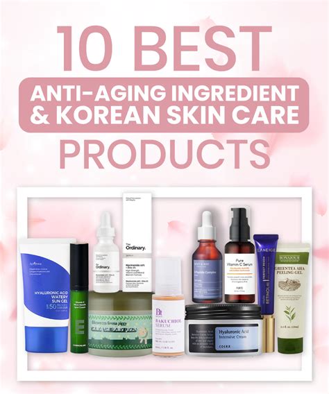 Anti Aging Ingredient And Korean Skin Care Products Umma