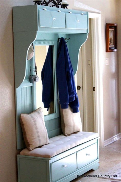 21 Gorgeous Achievable Before After DIY Entryway Ideas Diy Old