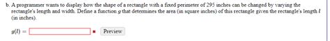 Solved B A Programmer Wants To Display How The Shape Of A Chegg