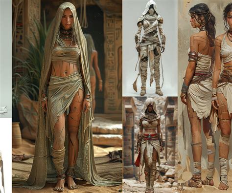 Artstation Mummy Girl Vol 09 4k Reference Image Artworks