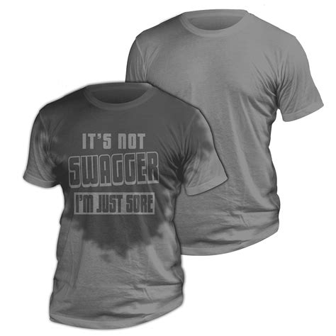 Sweat Activated T Shirts Men Plus Size With Motivational Messages For