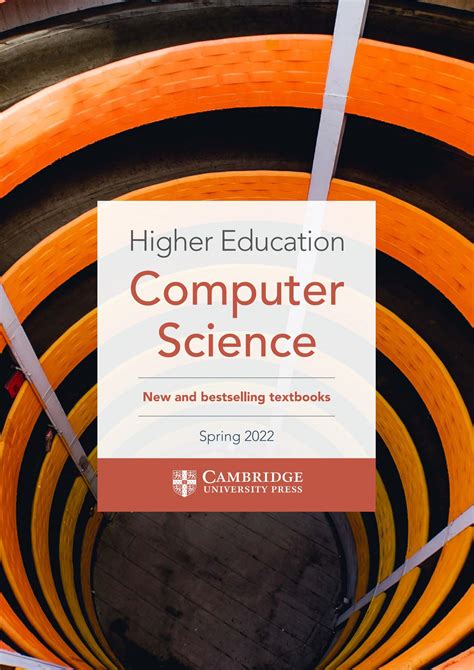 Computer Science Spring 2022 Textbooks Catalogue From Cambridge By
