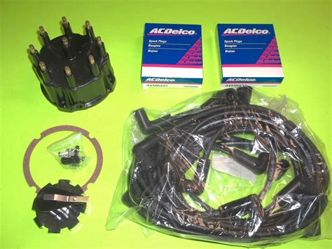 Mercruiser 50 57 454 350 Tune Up Kit Cap Rotor Wires Spark Plugs