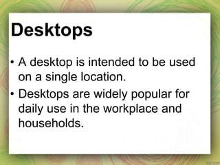 Types And Classification Of Computer Pptx