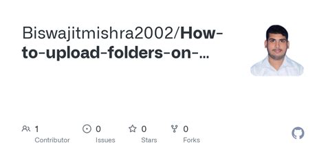 Github Biswajitmishra How To Upload Folders On Github