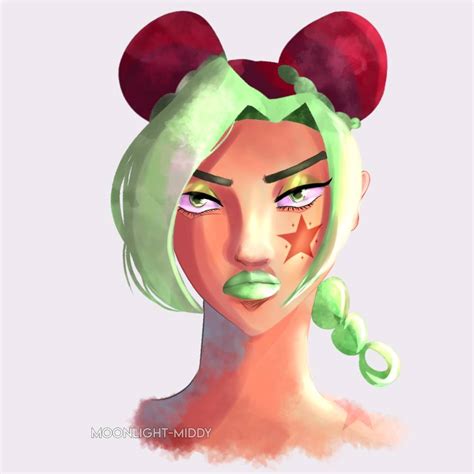Jolyne Kujo [style Experiment] By Moonlight Middy On Deviantart