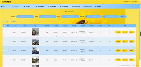 springboot java php node python火车购票系统【计算机毕设】 csdn博客