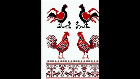 Створи стилізоване зображення птаха яке можна вишити на рушнику4 клас НУШ Youtube