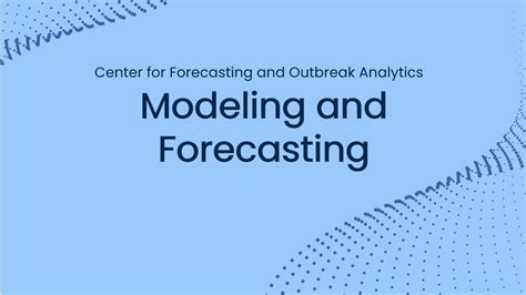 Modeling And Forecasting Cfa Modeling And Forecasting Cdc