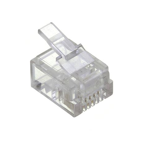 Rj12 Modular Pugs 6p6c Solid 50 Pack