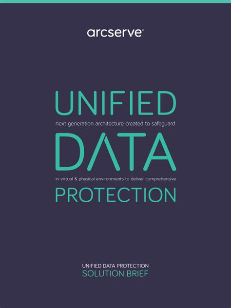 Ca Arcserve Udp Solution Brief Pdf