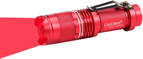 DARKBEAM Rot Licht Taschenlampe Taktische LED Aufladbar USB 501BS Hohe