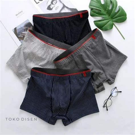 Jual Celana Dalam Boxer Underwear Pria Premium Quality Antibacterial