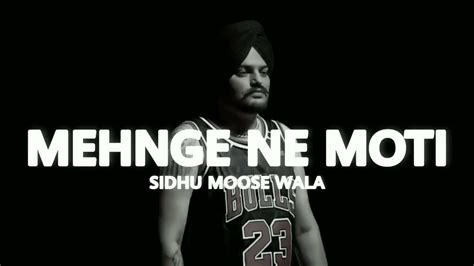Mehnge Ne Moti Sidhu Moose Wala New Song Official Audio Youtube