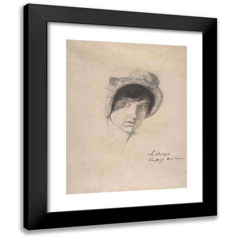 Max Klinger 19x24 Black Modern Framed Museum Art Print Titled The