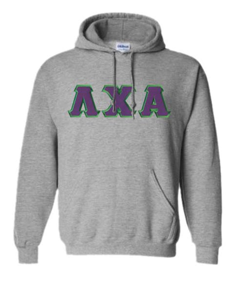 Lambda Chi Alpha Lettered Hoodie Etsy