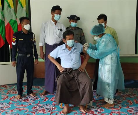 နွားထိုးကြီးမြို့နယ်တွင် အသက် ၁၈ နှစ်အထက်ပြည်သူများအား တတိယအသုတ်၊ပထမအက