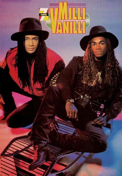 Milli Vanilli 7 Gong Magazine Turkey 1990 Poster